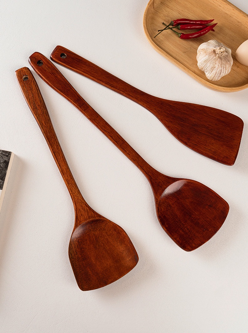 1 Pc Japanese Style Solid Wood Shovel Durable Non Stick Special Spatula ...