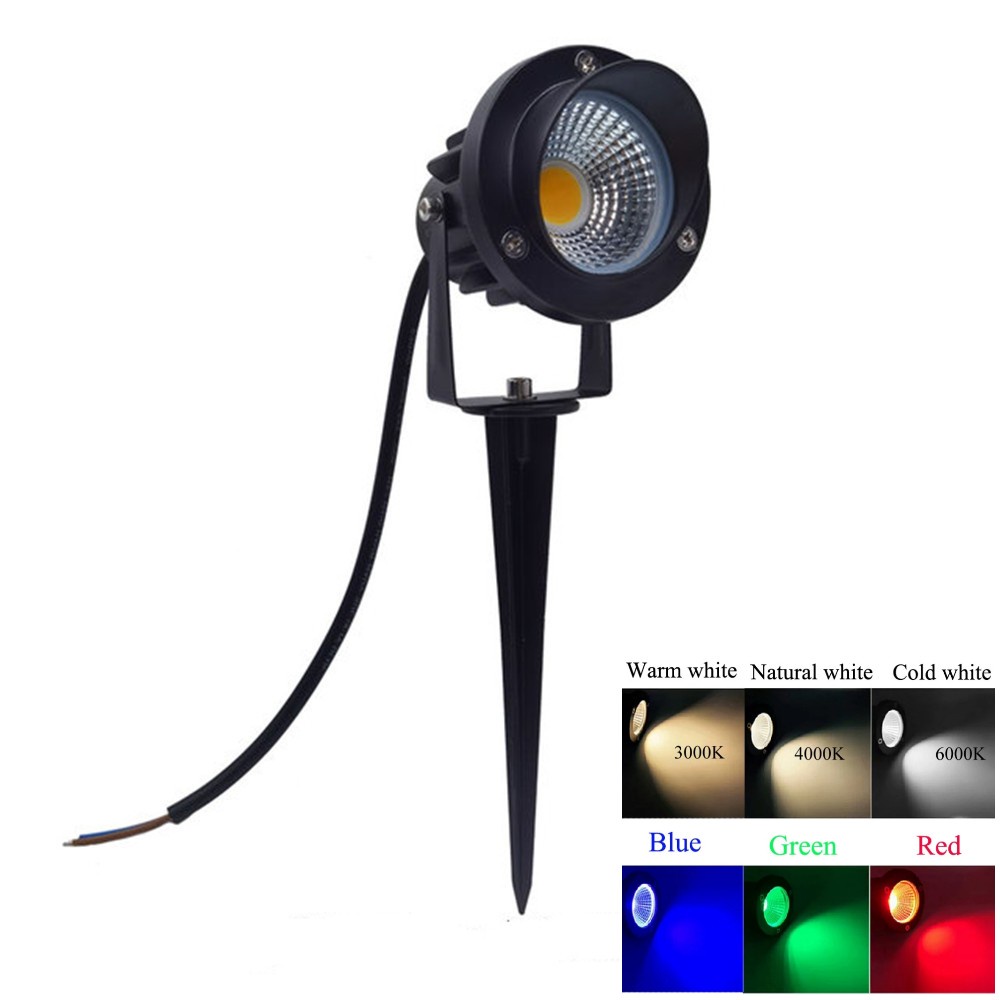 10W Garden lighting Outdoor Spotlight LED Garden Lawn Light AC110V 220V ...