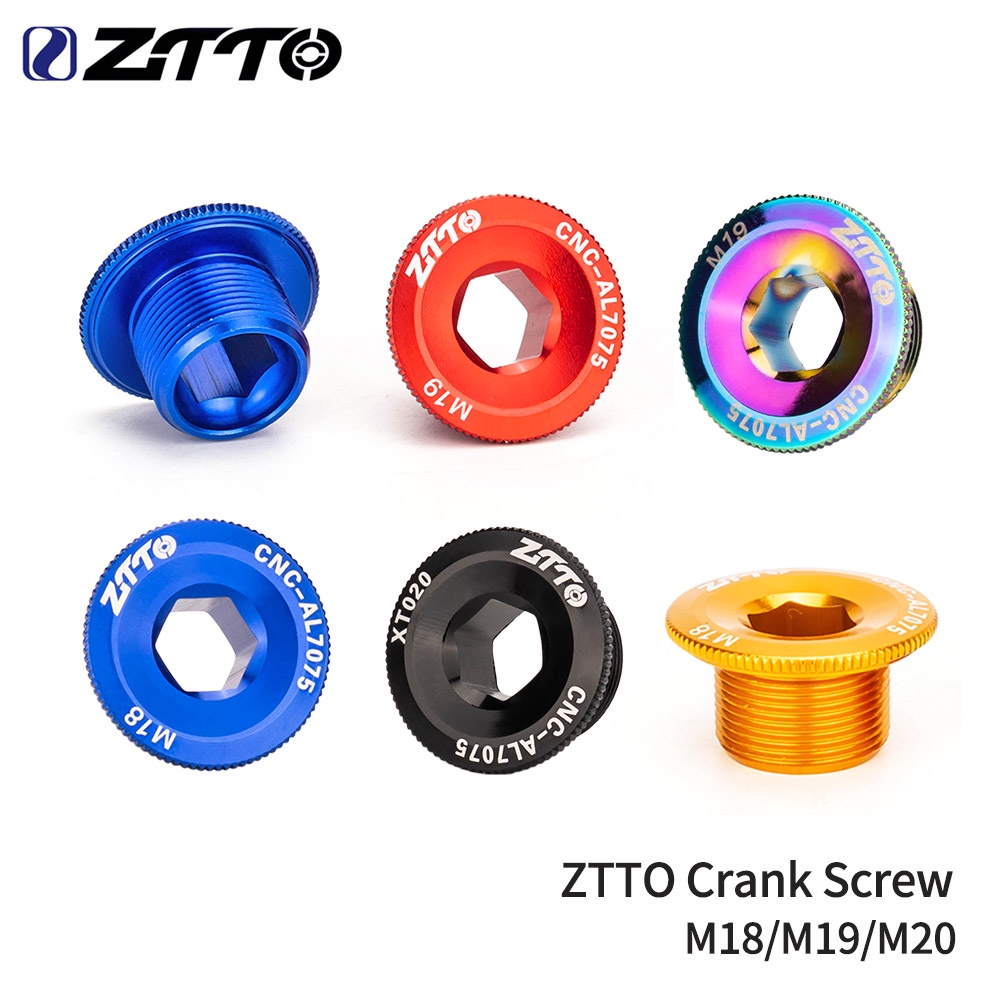 ZTTO MTB Crank Arm Bolt, M20/M19/M18 Crankset Screw for Mountain and ...