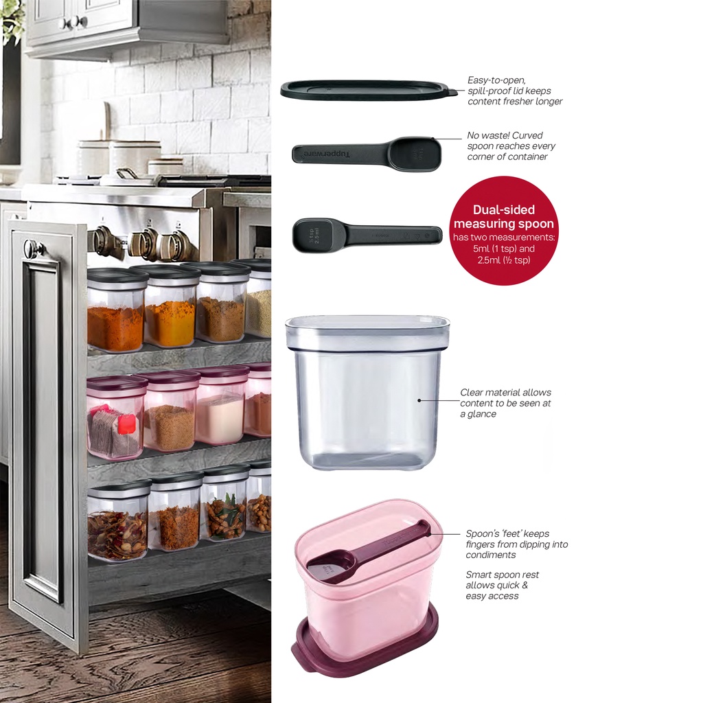 Tupperware Umami Collection Full Set / Shelf Saver / Kitchen storage ...