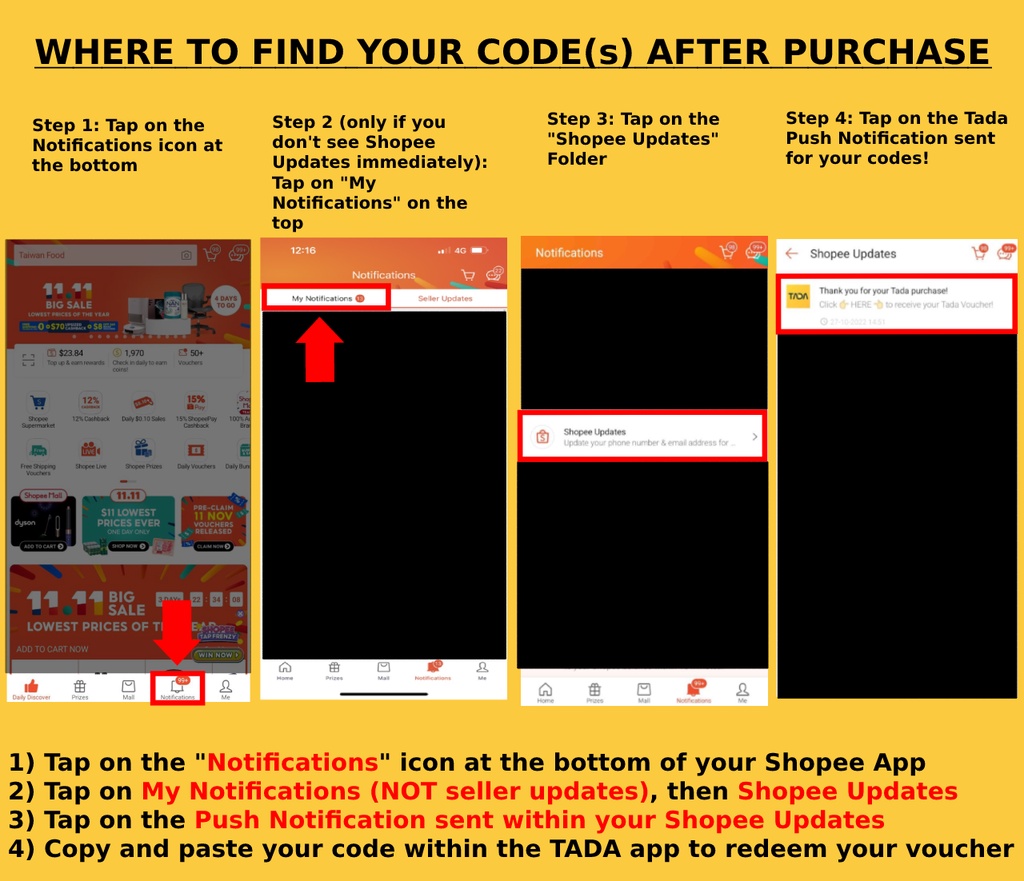 TADA SGD10 Voucher Code | Shopee Singapore