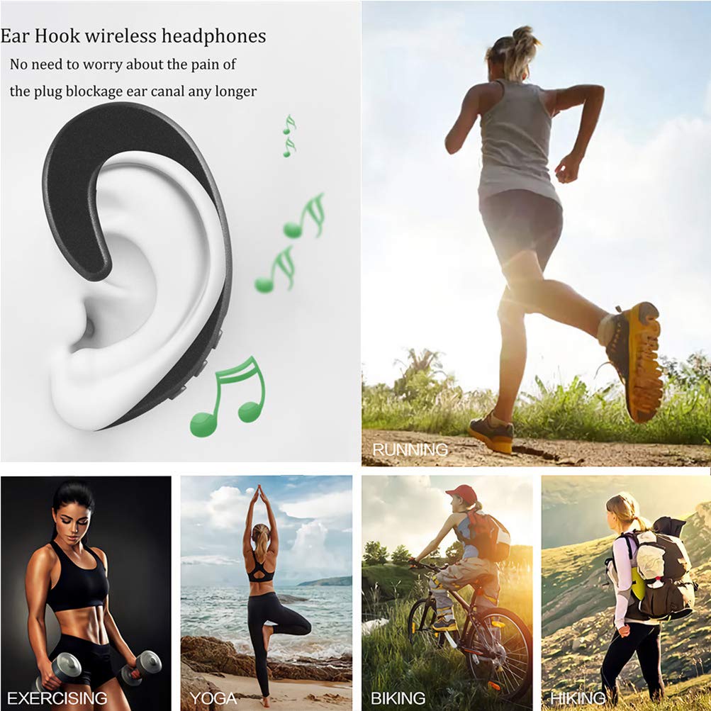 Bluetooth Earphone , Single Ear Bluetooth Earpieces with Mic ...