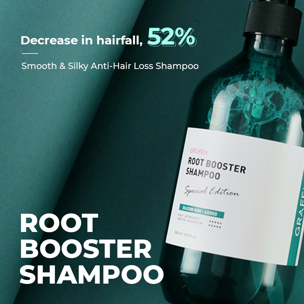 [GRAFEN] Root Booster Shampoo 500ml [No.1 Anti-Hair Loss Shampoo, 22 ...
