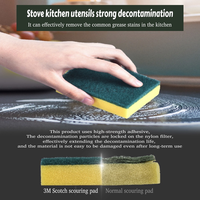 3M Scotch-Brite General Kitchen Utensils Sponge Pads Metal Ball ...