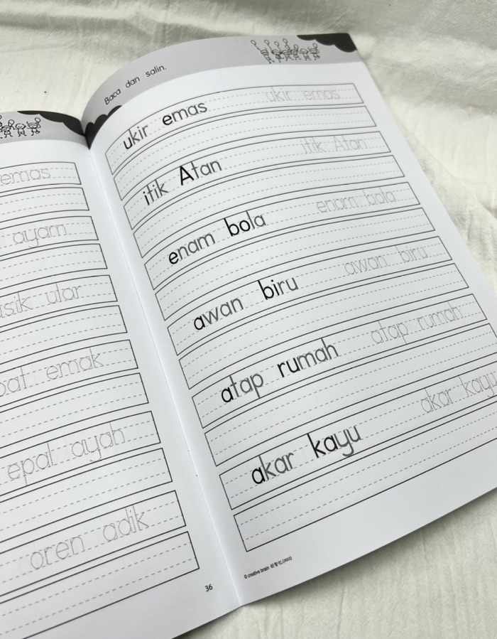 A4 Size Malay writing book 马来文suku words写生字 | Shopee Singapore