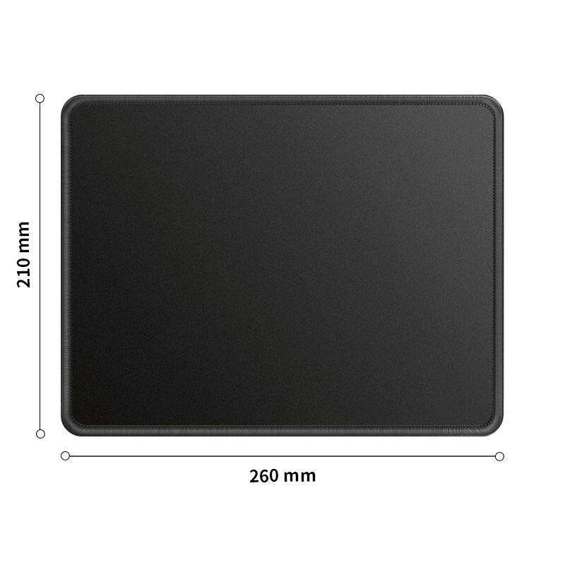 Singapore Ready Stock Premium Mousepad 260x210x3mm Mouse Mat Black ...