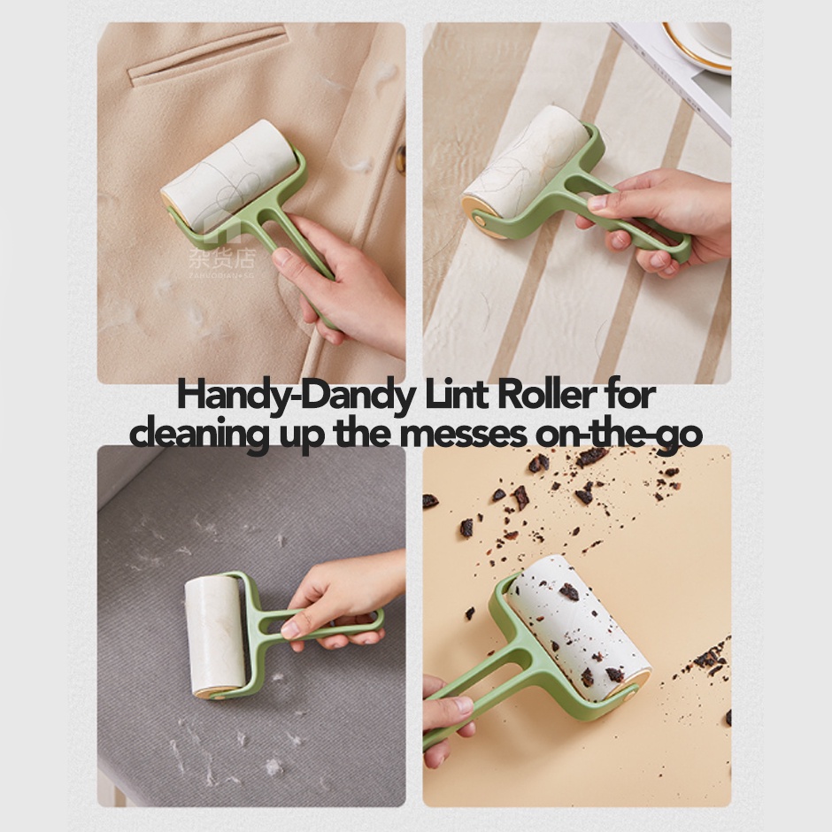 Handy-Dandy Portable Lint Roller with Cover | Shopee Singapore