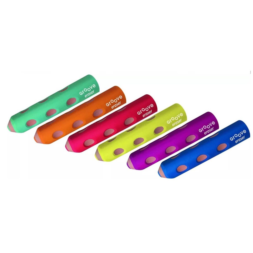 Lyra Groove Eraser Bundle of 3 Eraser (8cm x 1.8cm x 1.8 cm) | Shopee ...