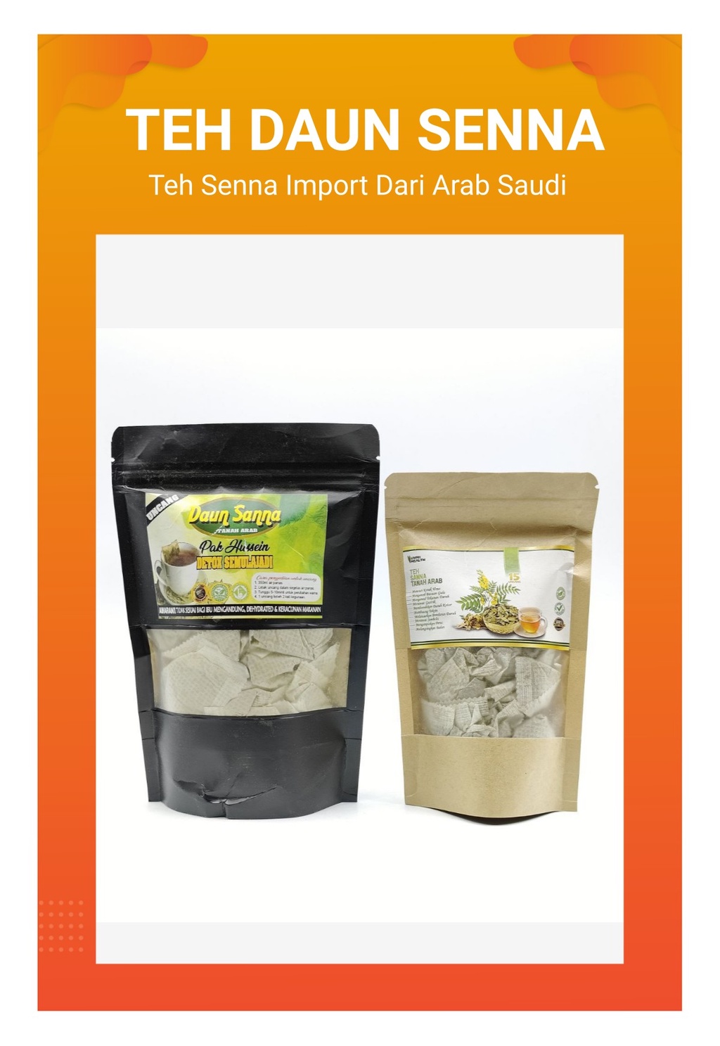 Sanna TANAH Leaf Tea (30 Sachets) Senna Leaf Tea Natural Maki Chinese ...