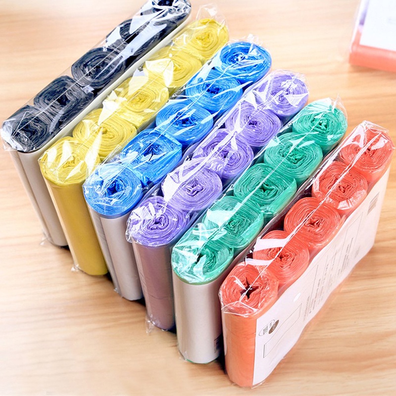 Garbage Bag Disposable Kitchen Rubbish Plastic Bag 75Pcs Beg Sampah ...
