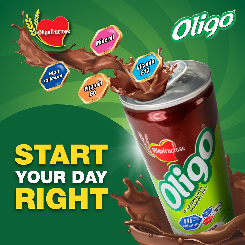 1 Carton = 24 Can Oligo Chocolate Malt Chocolate Drink Ready To Drink ...