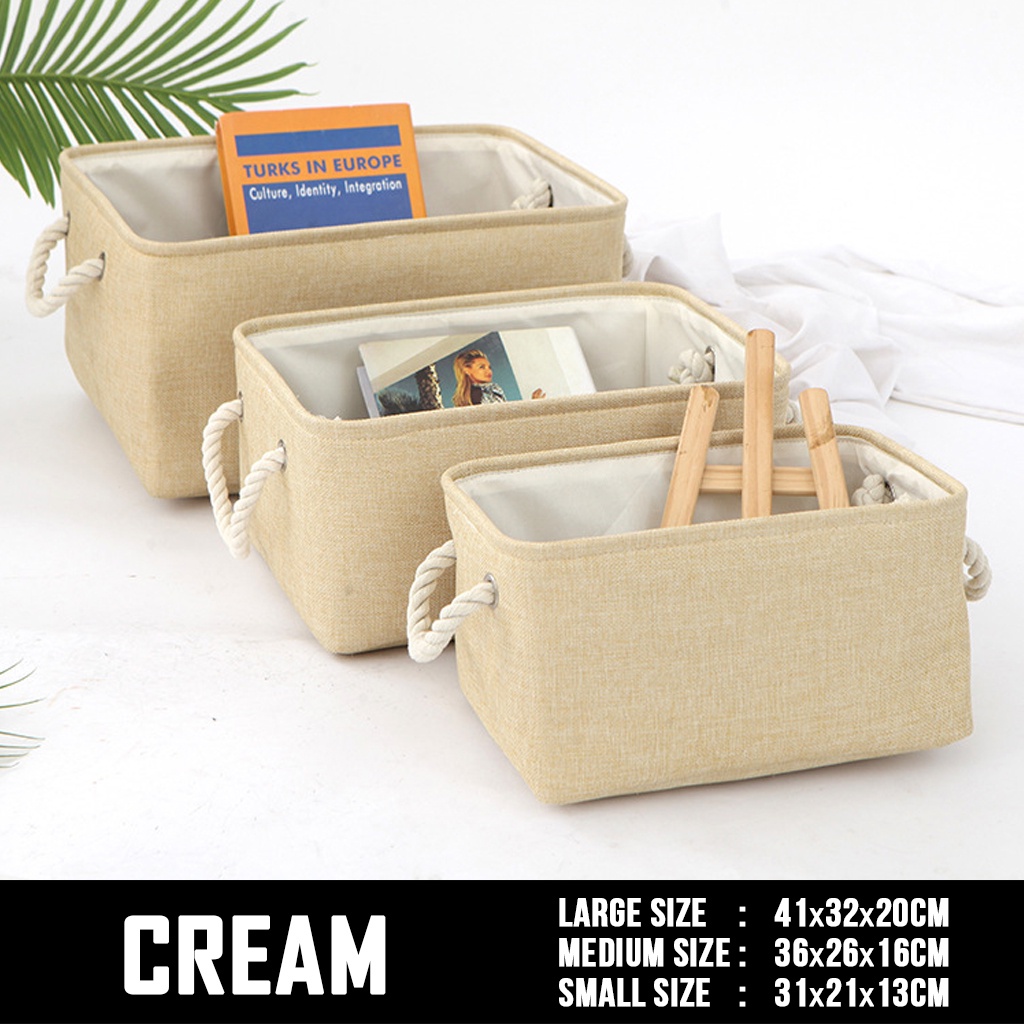 SG Foldable Linen Storage Bag Small Medium Large - Non Woven Organiser ...