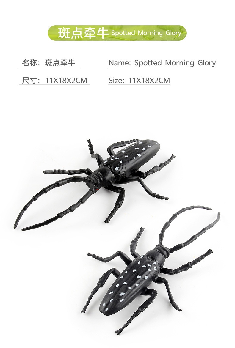 Mini Simulation Insect Model Ladybug Bee Spider Cockroach Models Action ...