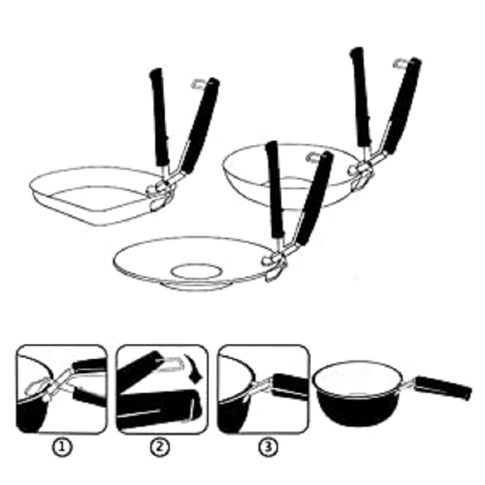 GF Stainless Steel Anti Scalding Oven Clamp Clips - Kitchen Gadgets,Hot ...