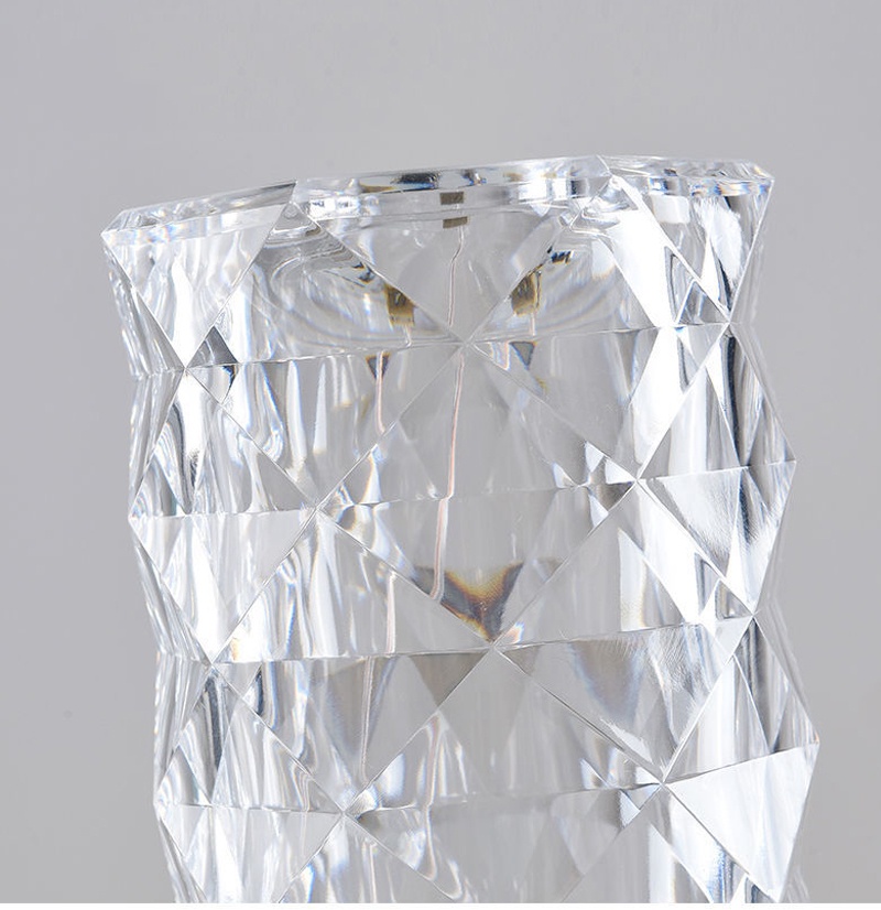 Crystal Table Lamp 3/16 Colors Touch Remote Diamond Lamps Room Decor ...