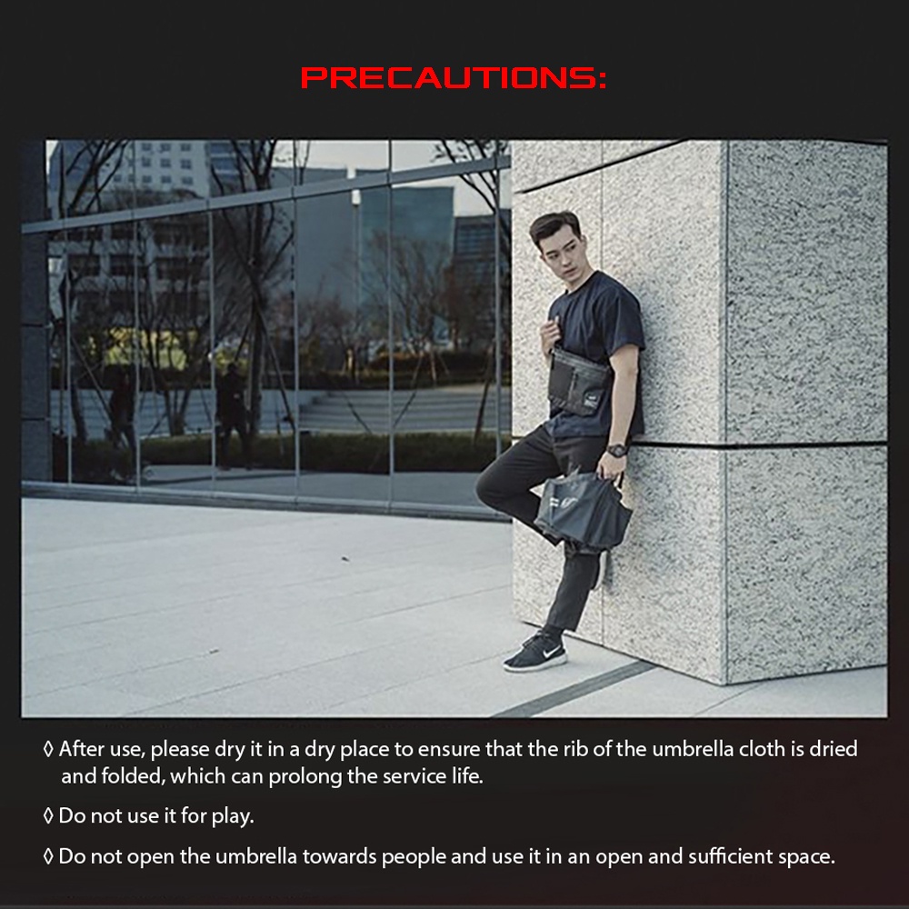 ROG CH2000 Umbrella - 27-inch Glass Fiber Tail Bone, Black Percussion ...