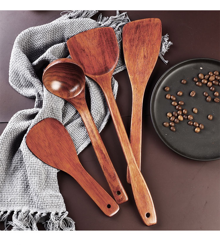 1 Pc Japanese Style Solid Wood Shovel Durable Non Stick Special Spatula ...