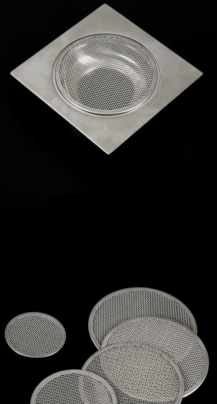 Bathroom Floor Drain Cover Sewer Filter Net Sheets Stainless Steel ...