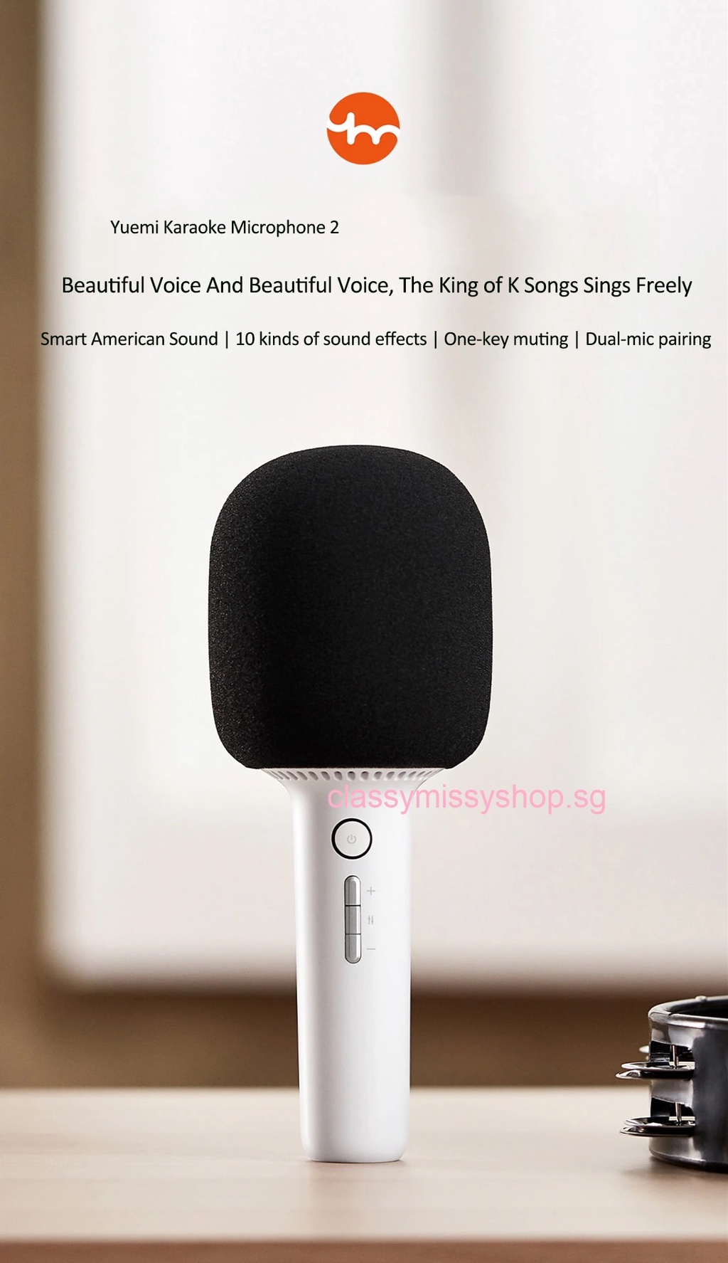 🇸🇬 [NEW] XIAOMI MIJIA Karaoke Microphone / Yuemi - Wireless Portable ...