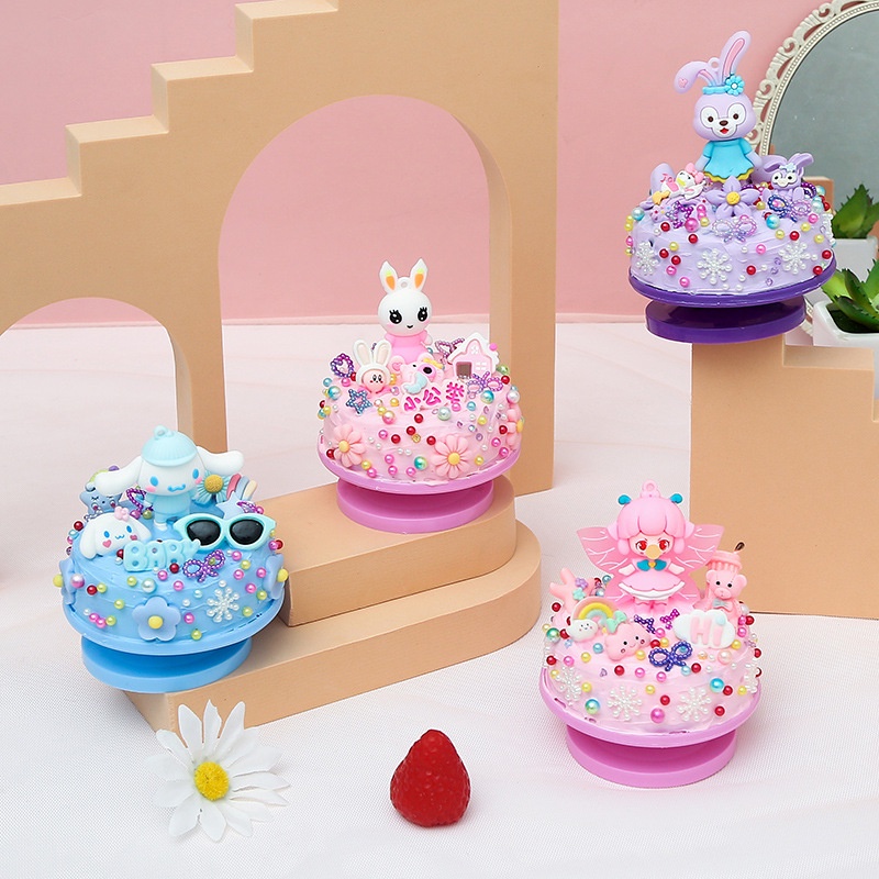Kids NEW Cartoon Imitation Cream Glue Music Box DIY Craft Kit ...