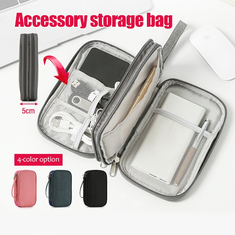 [SG] Electronic Organizer Travel Digital Storage Bag Data Headphone ...