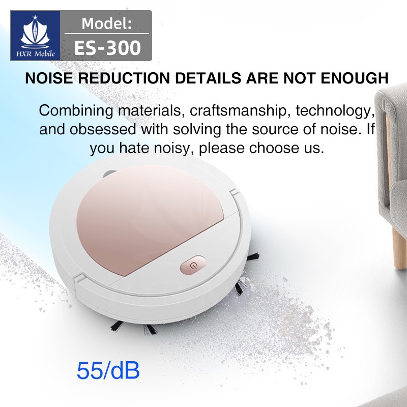 HXR Household Floor Wipe Robot Living Room Bedroom Floor Strong Suction ...