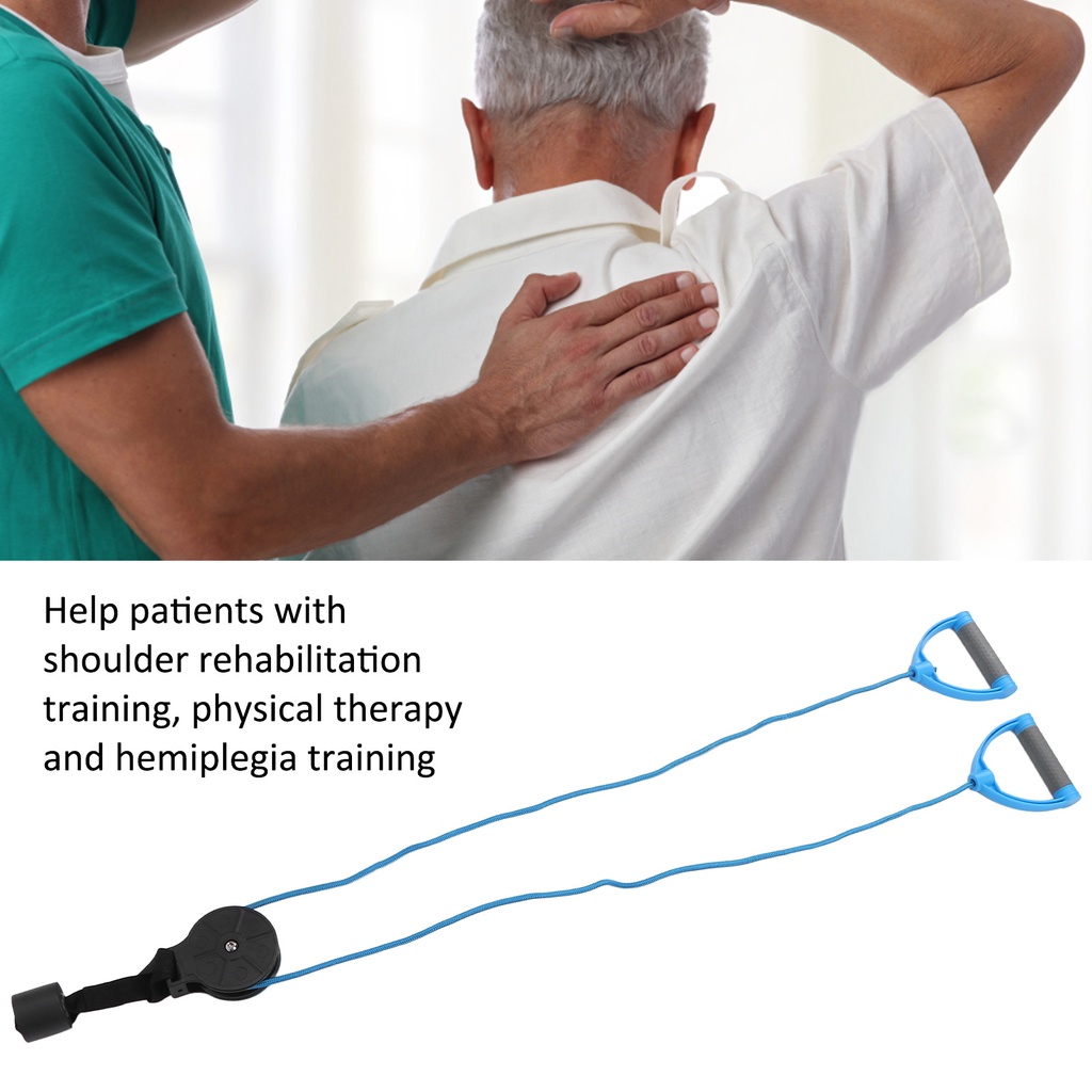 Shoulder Therapy Exercise Pulley System Arm Rehabilitation Over Door ...