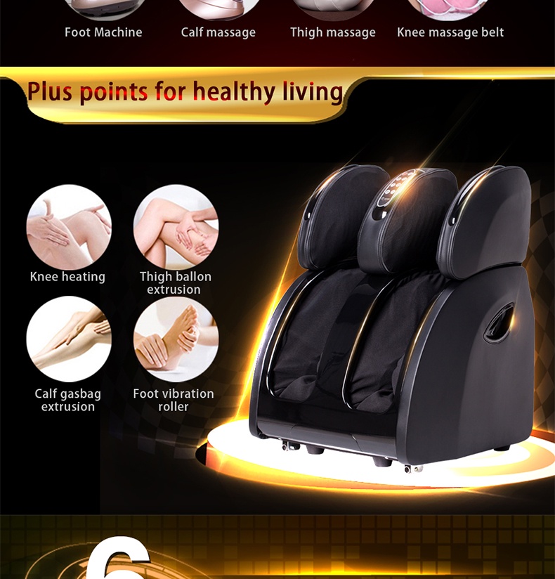 Jinkairui Electric Foot Massager Vibration Leg Massage Roller Scraping ...