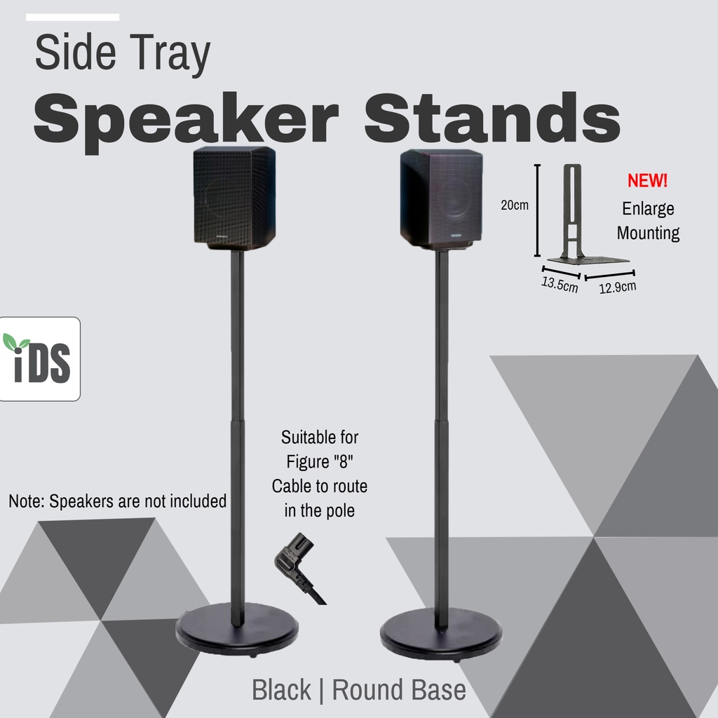Speaker Stand side bottom mount cable management pole Samsung HW-Q950A ...