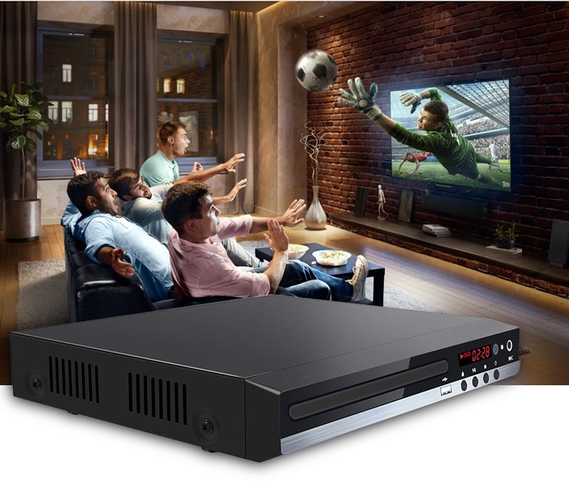 DVD Player VCD CD Disc Media Player Machine with HDMI AV Output Remote ...