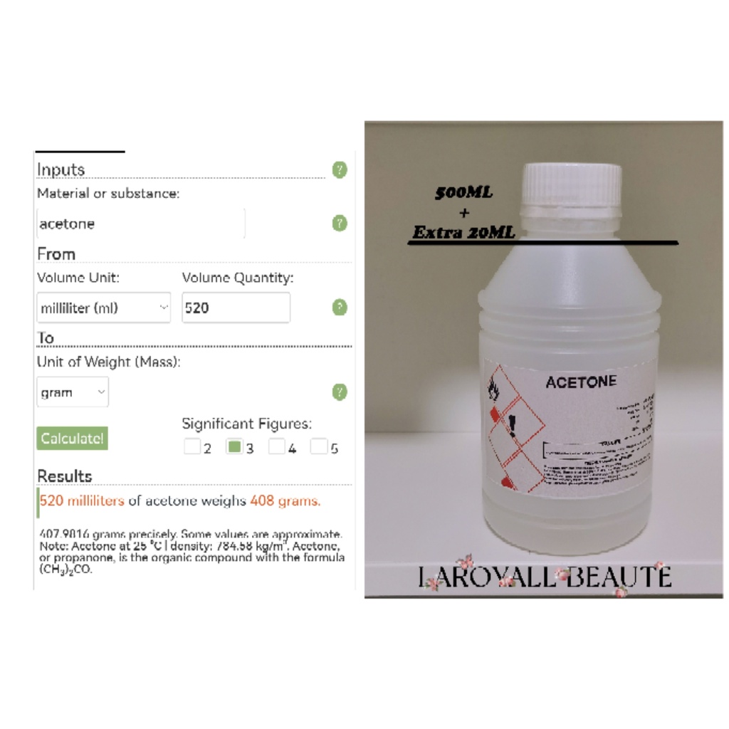 [SG STOCK] PURE ACETONE 99.9% IPA ALCOHOL & more | Shopee Singapore