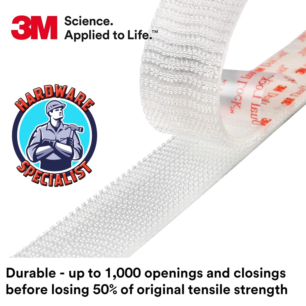 3M Dual Lock Recloseable Fastener SJ3560 250 Stems Clear | Shopee Singapore