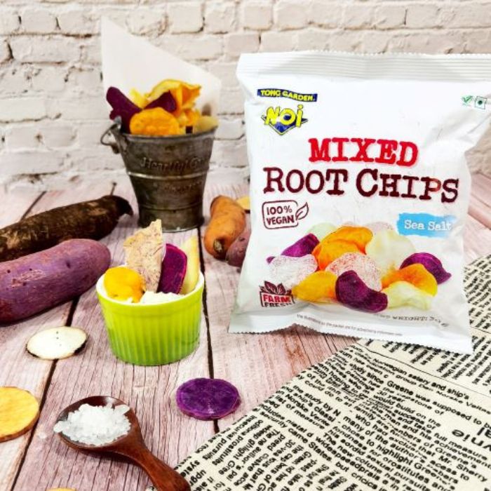 NOI Mixed Root Chips Salted 30g x 10 packets | Shopee Singapore