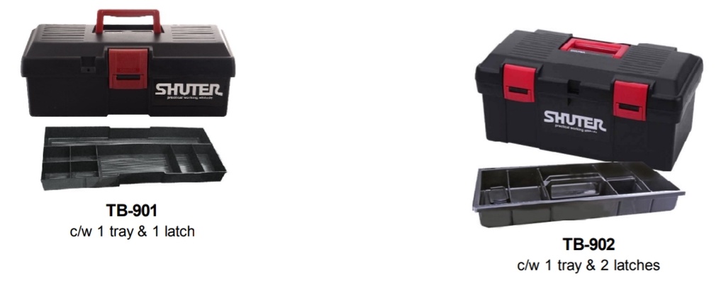 Shuter TB-901 and TB-902 ABS Tool Box. [Made in Taiwan] | Shopee Singapore