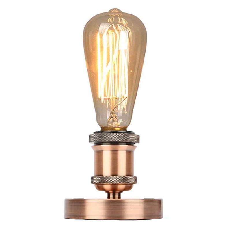 Vintage E27 Bulb Lamp Base Holder 220V Edison Lamp Base Socket Bulb ...