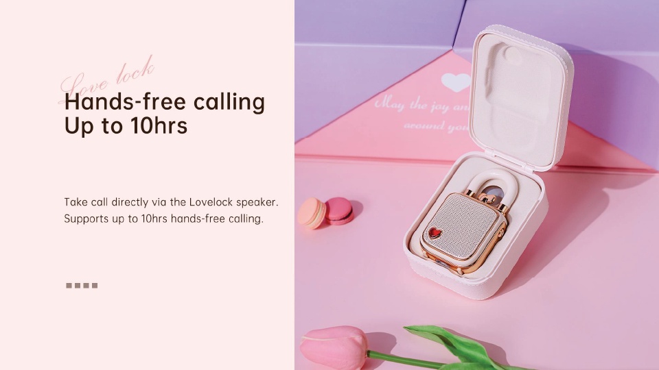 Divoom Lovelock Mini Bluetooth Speaker – 5W Portable TWS Stereo, LED ...