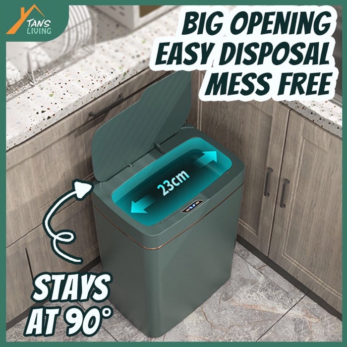 [LOCAL STOCK] Automatic Smart Sensor Dustbin Rubbish Bin Trash Slim ...