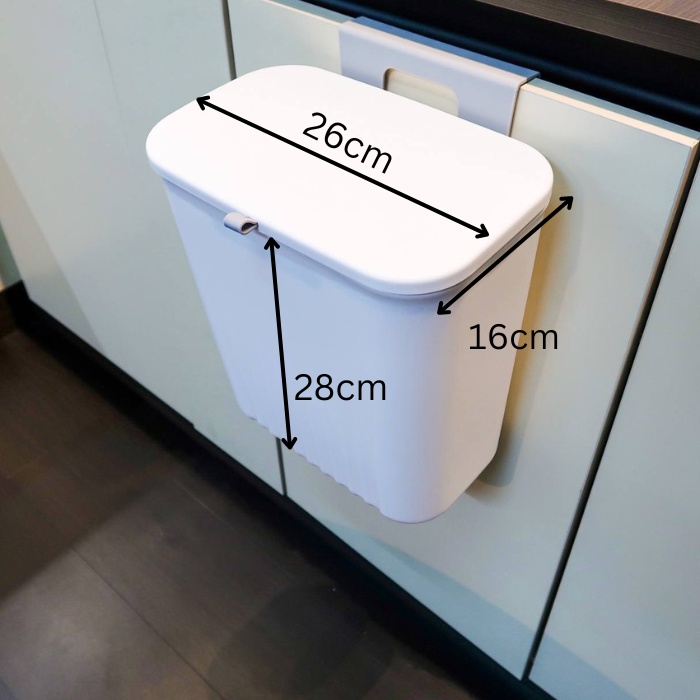 Hanging dustbin for kitchen cabinet door waste bin trash bin rubbish ...