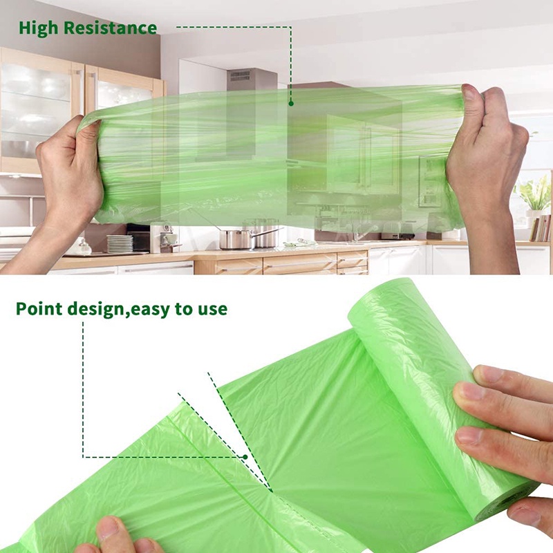 Garbage Bag Disposable Kitchen Rubbish Plastic Bag 75Pcs Beg Sampah ...