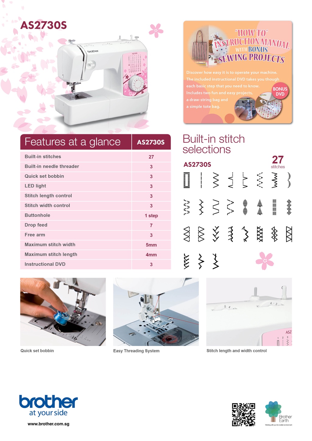 Brother AS2730S Sewing Machine | Shopee Singapore