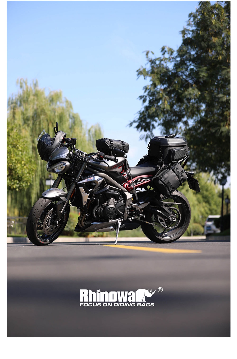 Rhinowalk Motorcycle Universal Tank Bag Base Portable Motorbike ...