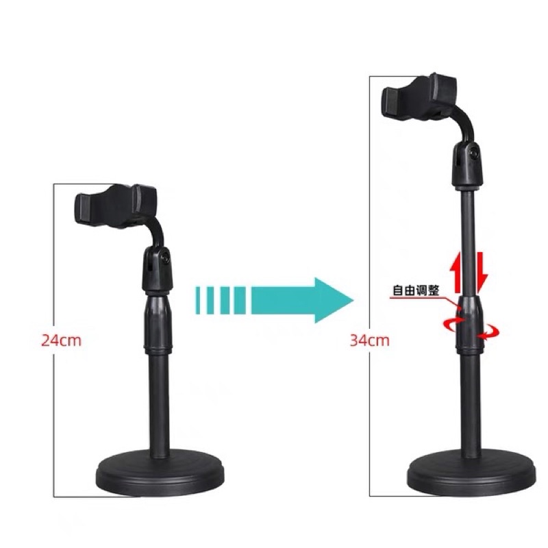👉SG Local 👉 Mobile phone Desktop Stand Table Mount Cell Phone Selfie ...