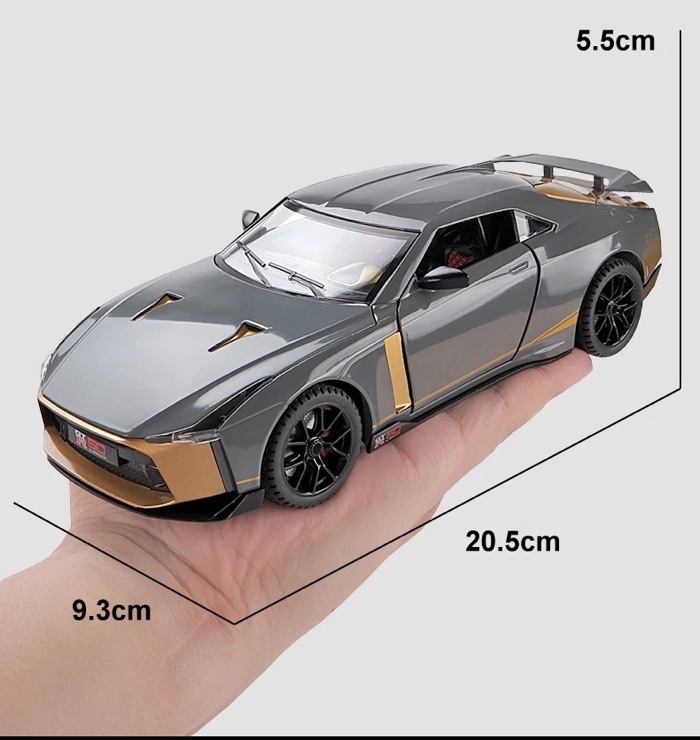 FEO Minauto Nissan GTR50 GTR R35 Diecast Car Model Metal Pull Back Car ...