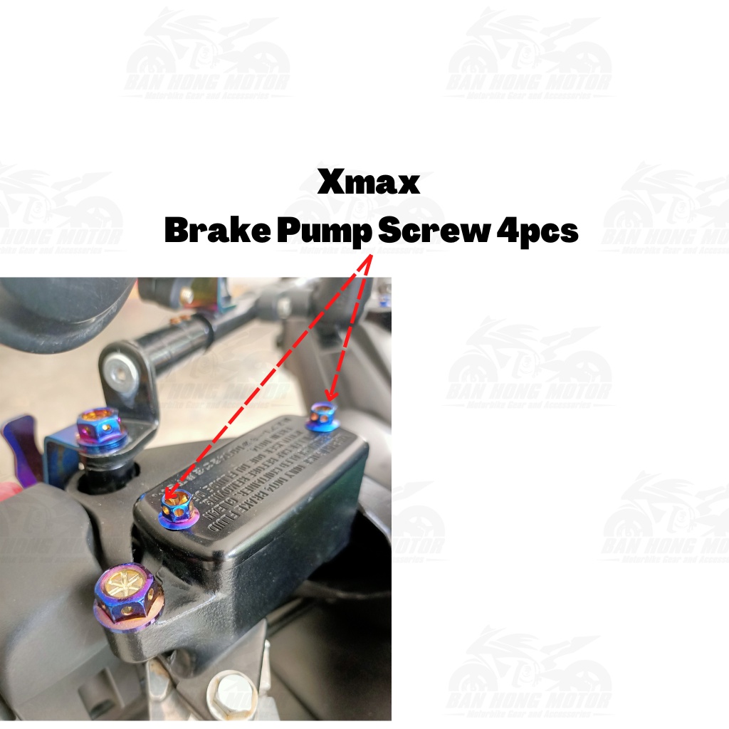 XMAX Screw Set Bolt Screws Titanium Screw CVT Cover/Coverset ...