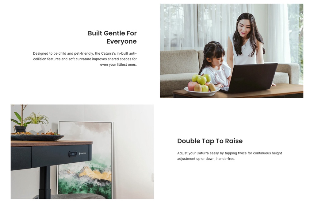 Omnidesk Caturra - Height Adjustable Coffee Table | Shopee Singapore