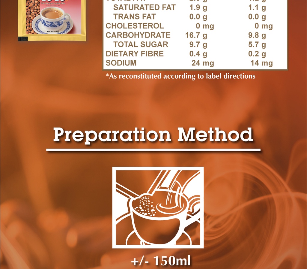 YEYE Regular Instant 3in1 Coffee, 45 sachets (Expiry: April 2027 ...