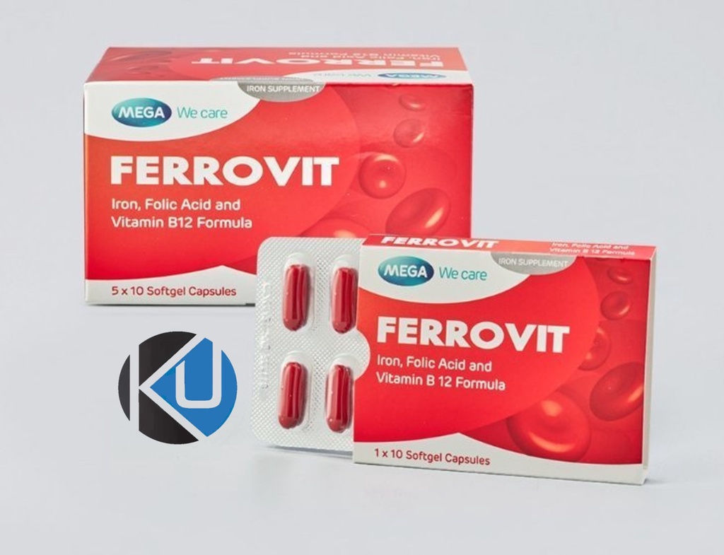 [SG Stock-EXP: 2026] Ferrovit (Box Of 50 Capsules) - Iron Supplement ...