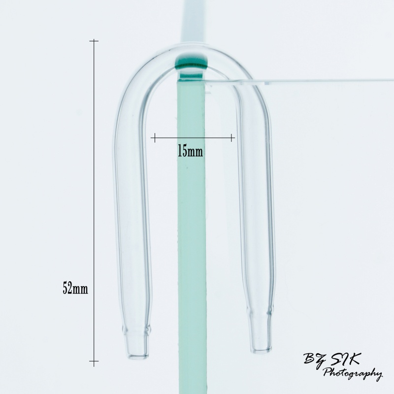 U Shaped Glass Tube Bend for Aquarium Co2 System (草缸CO2细U型链接管 ...
