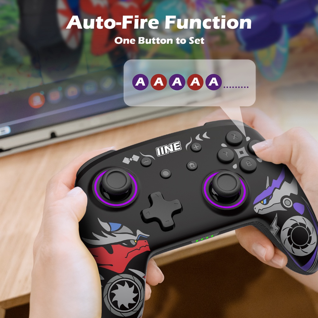 IINE Pokemon Scarlet & Violet Wireless Wake Up NFC Controller for ...