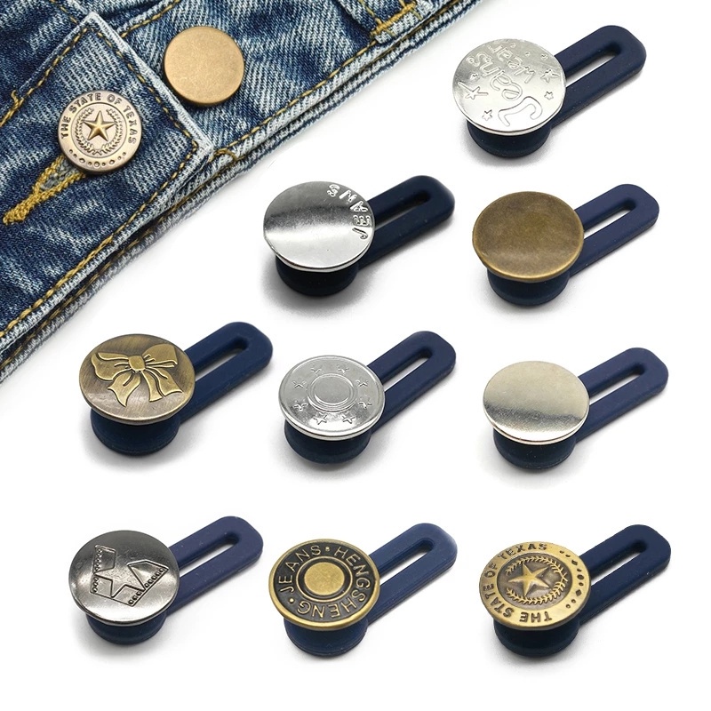 [Wholesale Price]Retractable Metal Jeans Buttons Waist Size Detachable ...